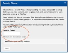 Customer Billing Information