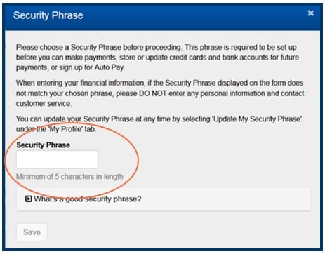 Customer Billing Information